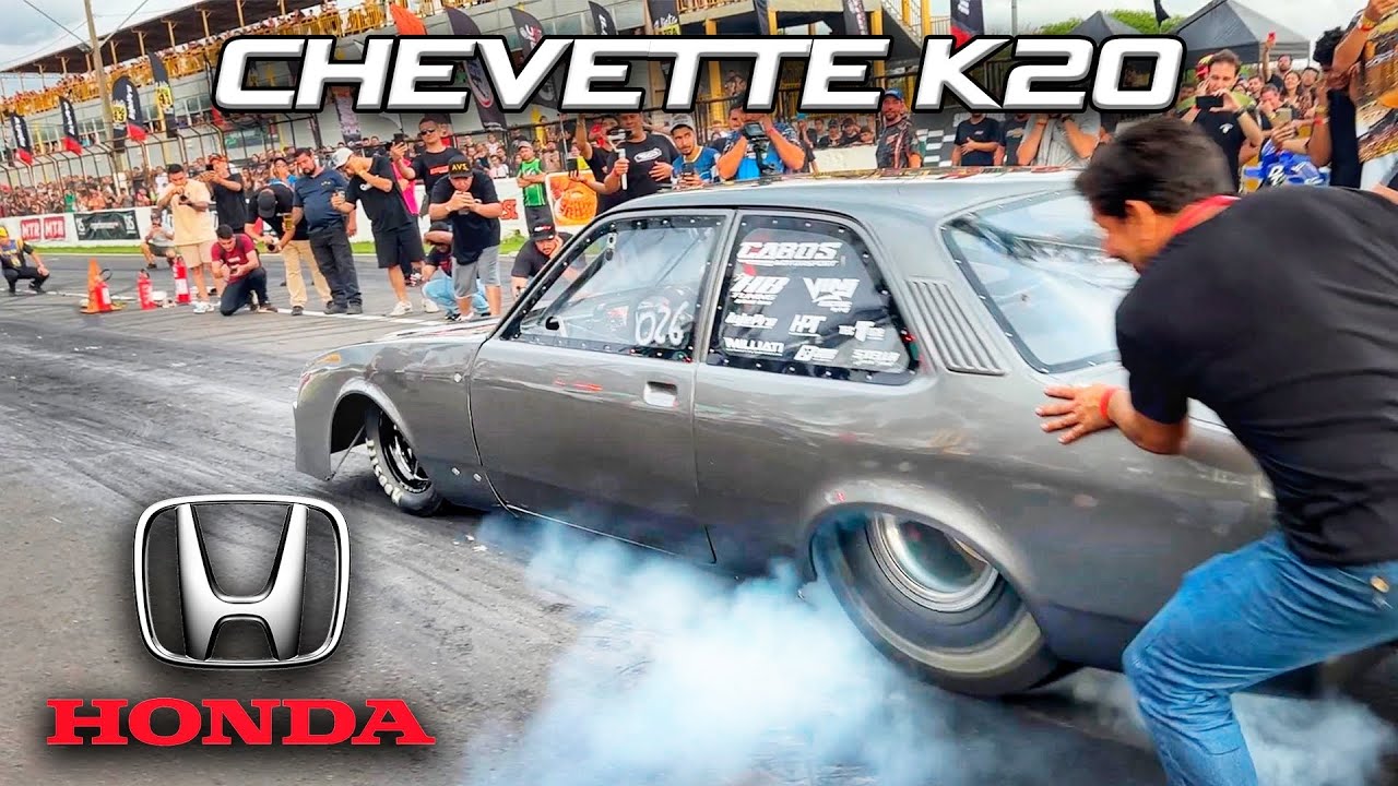 PRIMEIROS TESTES DO CHEVETTE C/ motor de HONDA K20 BILLET NA PISTA 🔥 ...