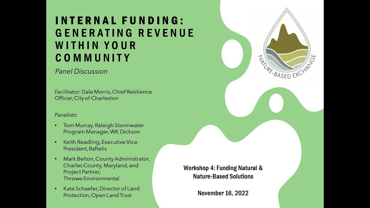 Nature-Based Exchange Funding Workshop: Internal Funding Panel ...