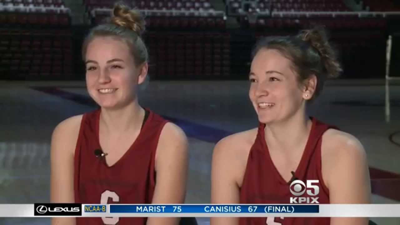 KPIX Stanford Women basketball, Karlie and Bonnie Samuelson Feature ...