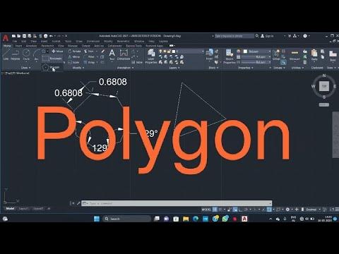 Polygon Command In AutoCAD - YouTube
