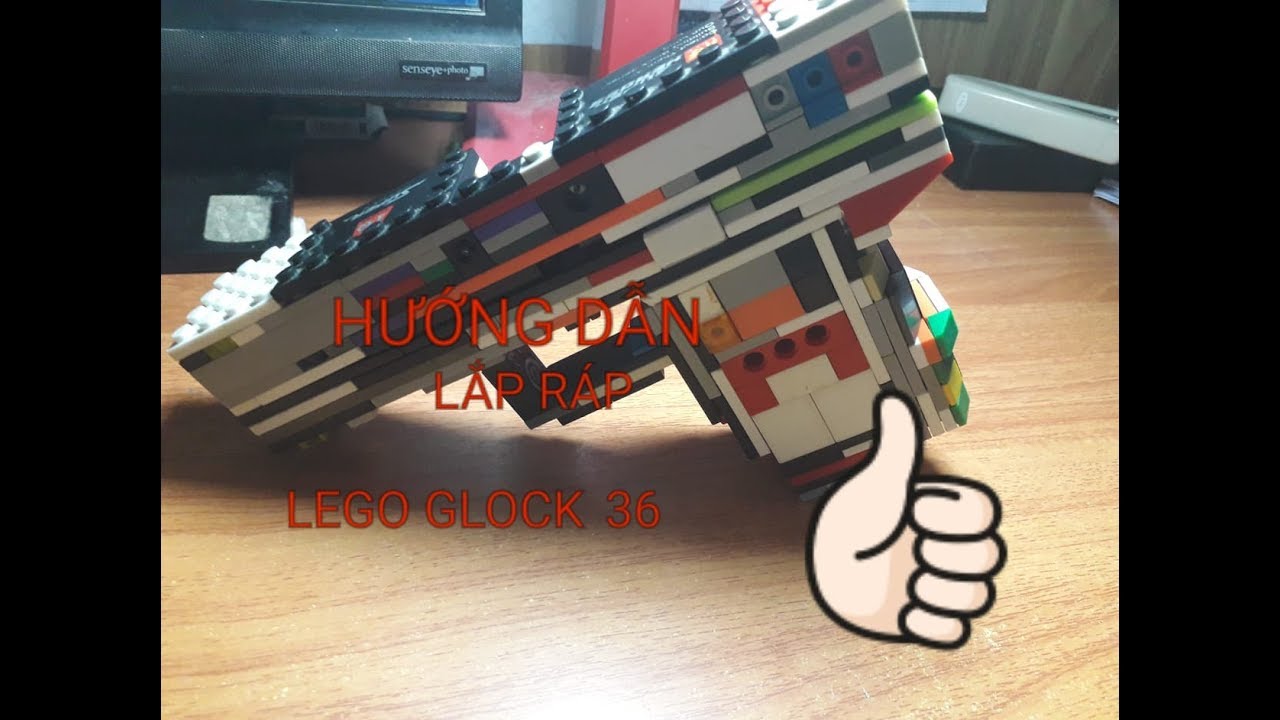 Hướng dẫn lắp ráp lego glock 36 - YouTube