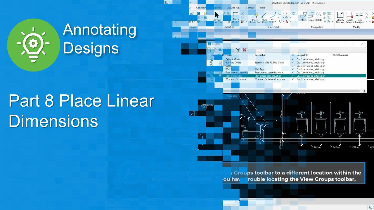 Part 8 Place Linear Dimensions - YouTube