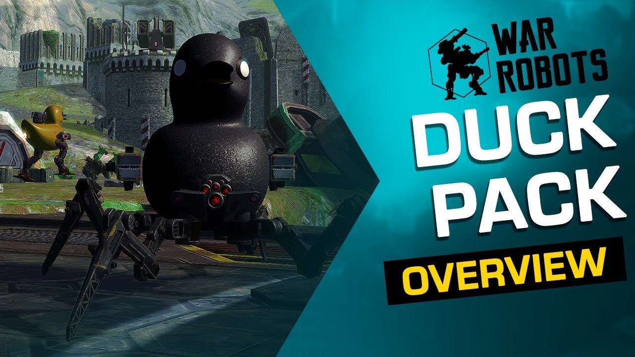 War Robots Overview : Duck Pack (Quackshot Gosling Bombermallard ...