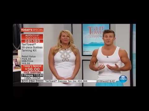 Justin Maina Talks About Tan Towels (HSN Beauty TS) - YouTube