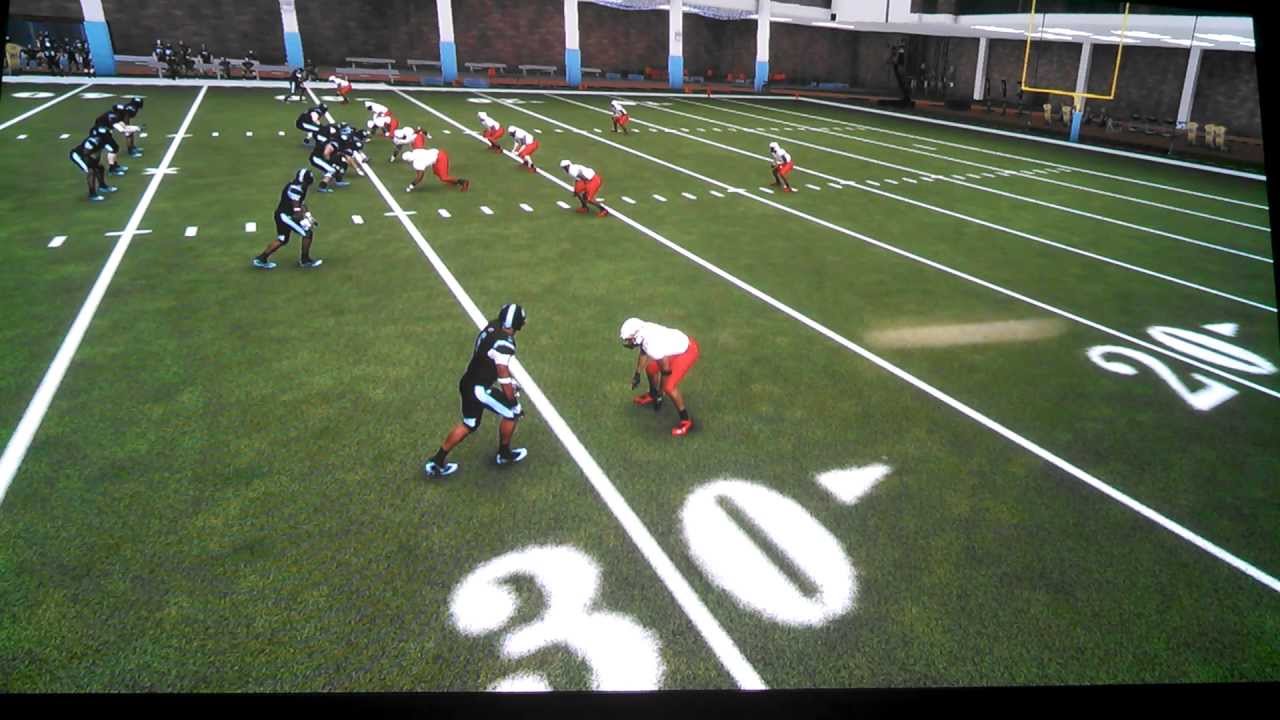 NCAA 14: Route running - YouTube