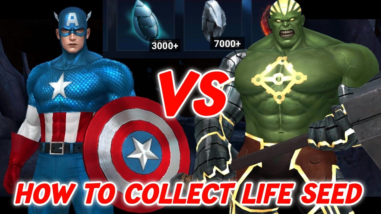 How to Collect Life Seed | Captain America vs Hulk | Marvel Future ...