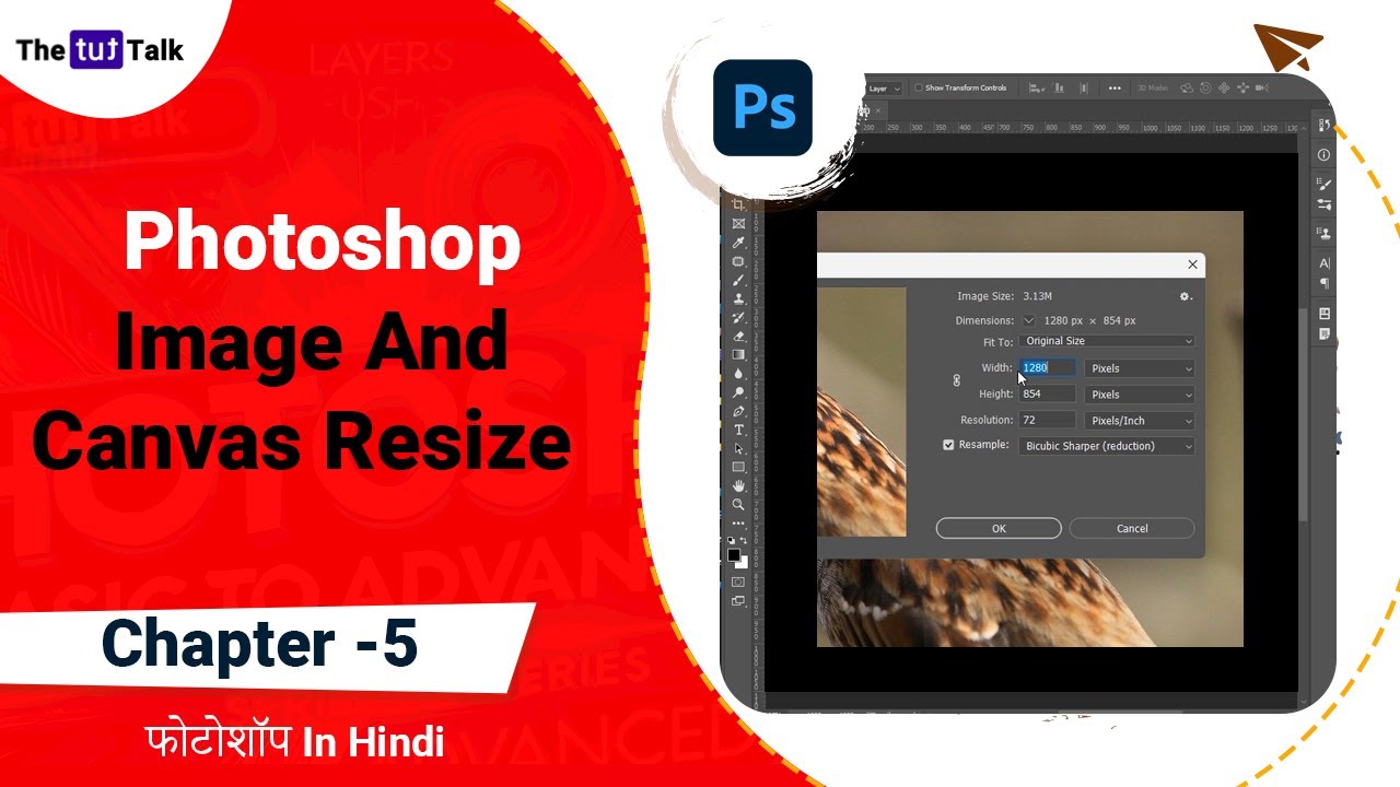Photoshop Tutorial – Image And Canvas Resize | Chapter 5 - YouTube