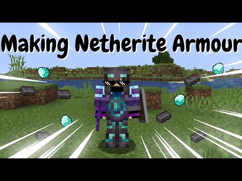 Making A Full Enchanted Netherite Armour In This Lifesteal SMP l ...