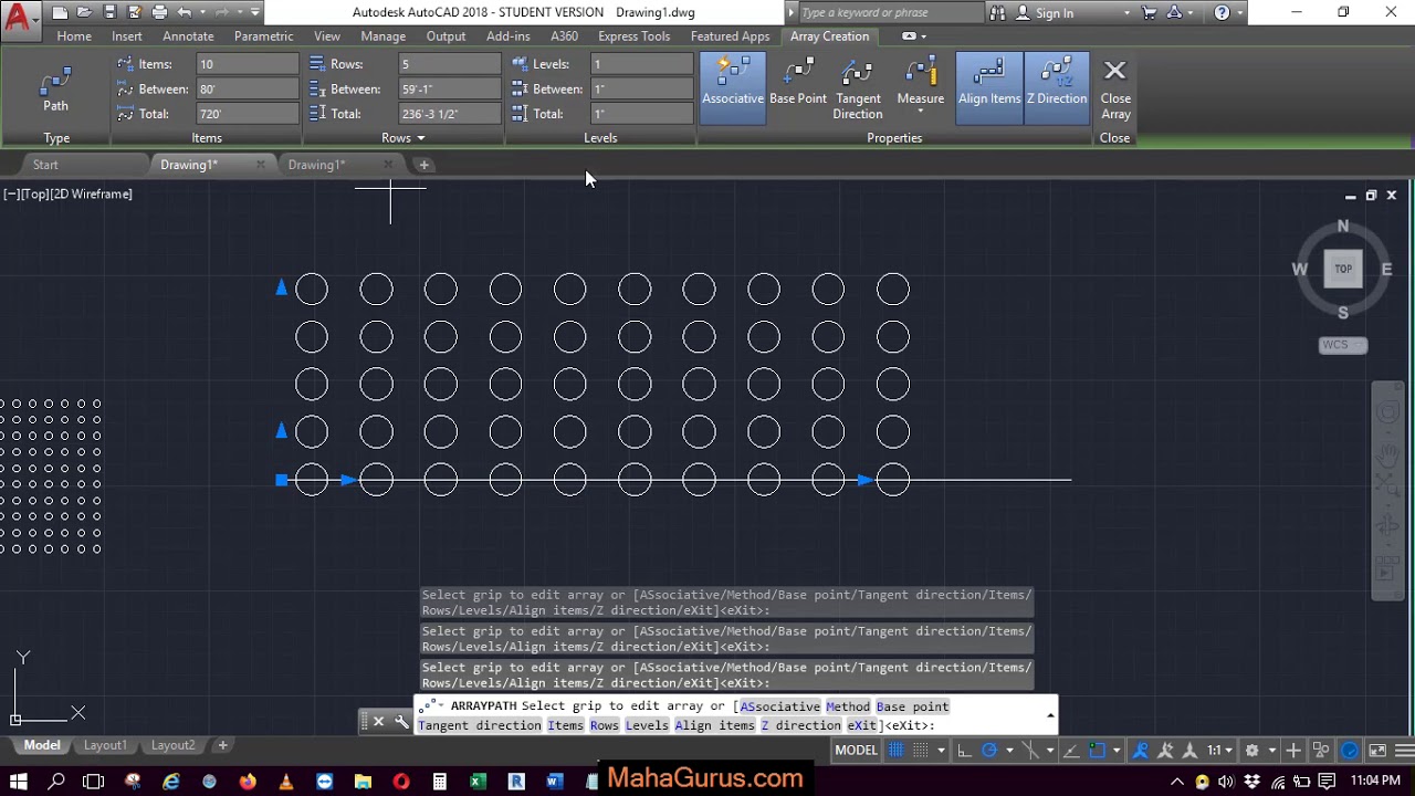 How To Use Path Array In AutoCAD Path Array Specifying Path Array How To Use Path Array In AutoCAD Path Array Specifying Path Array