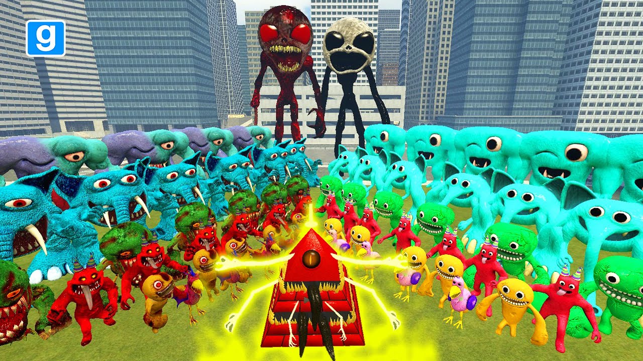 NEW GARTEN OF BANBAN VS BILL CIPHER IN Garry's mod - YouTube