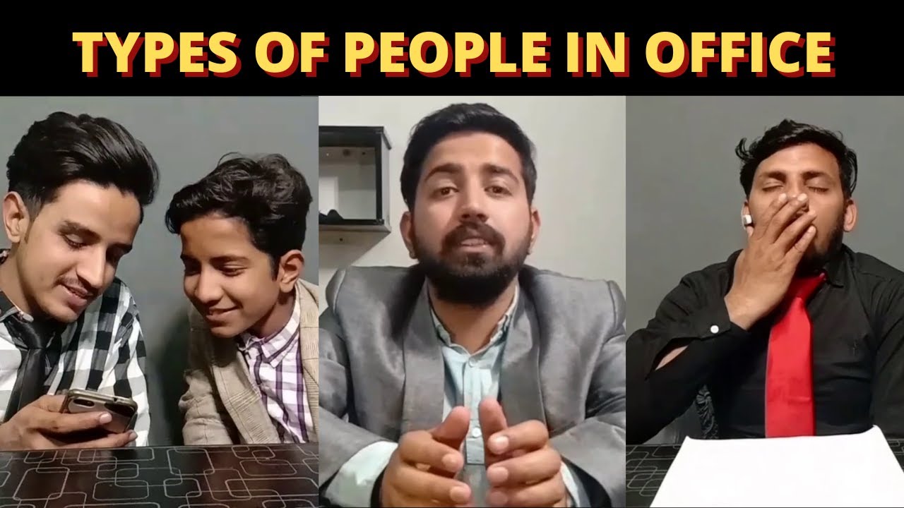Types of People in Office | Comedy Skits | office life | Toffee Vines ...