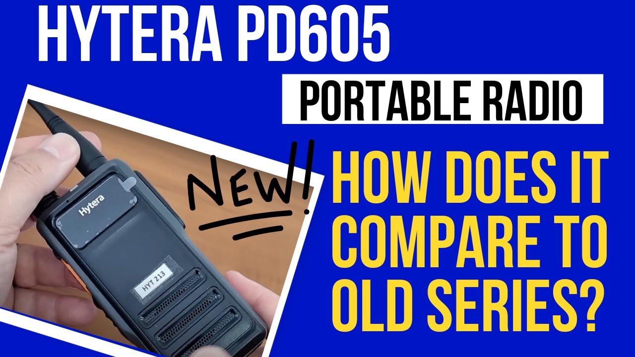 HYTERA HP605 - YouTube