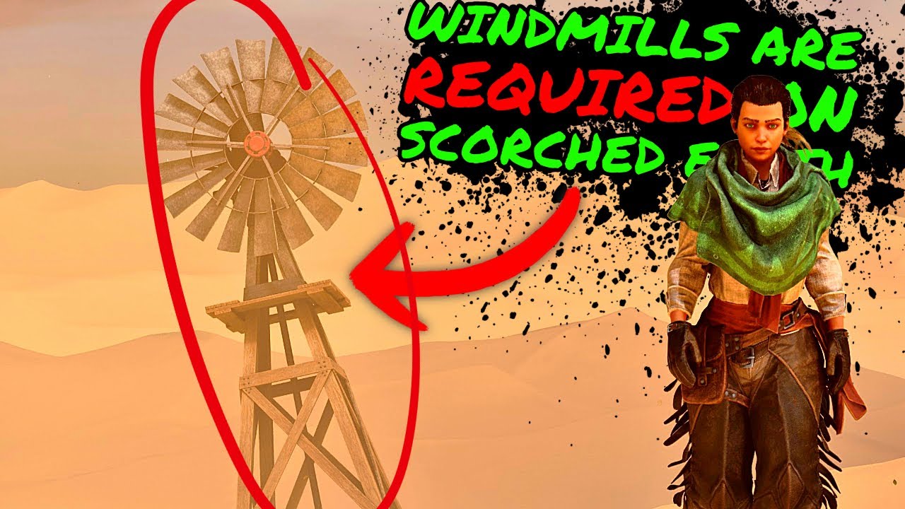 WHY YOU NEED WINDMILLS to SURVIVE on SCORCHED EARTH in Ark Survival ...
