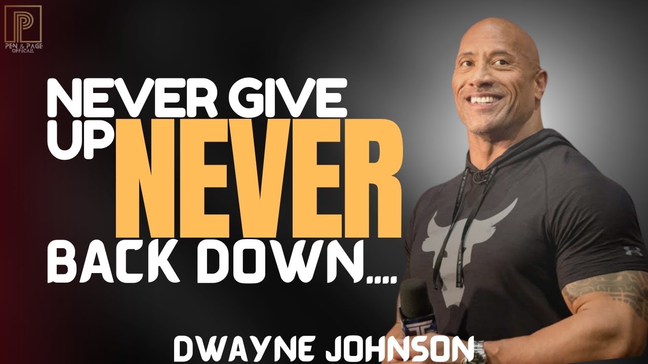 Dwayne Johnson's "The Rock" Eye Opening Motivational Quotes | THE ROCK ...