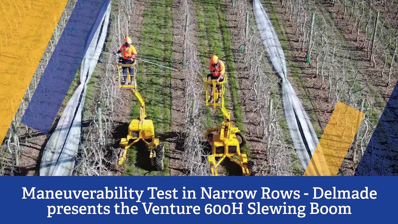 Maneuverability Test in Narrow Rows - Delmade presents the Venture 600H ...
