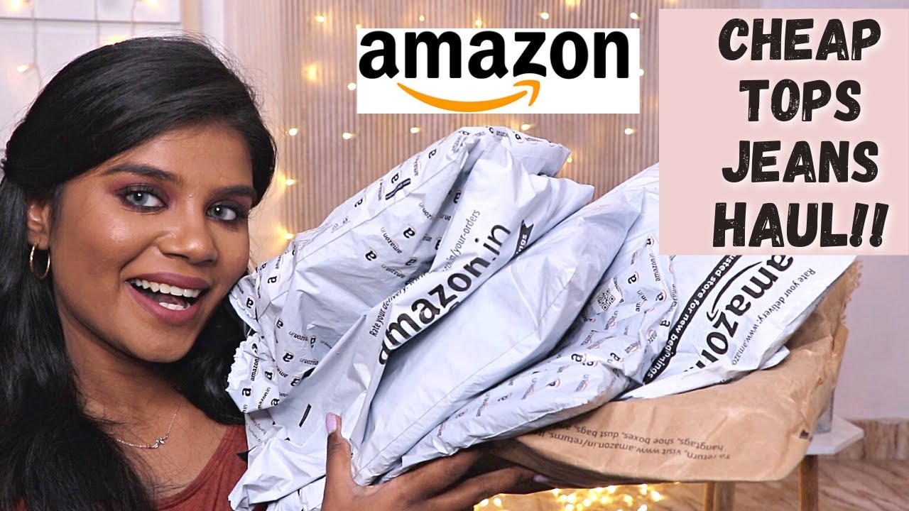 Affordable Amazon Haul 🤩 Tops, Jeans 😁 Part 2 🥺 - YouTube
