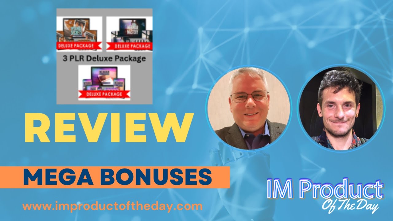 3 PLR Deluxe Package Review + Award-Winning Bonuses To Make It Work ...