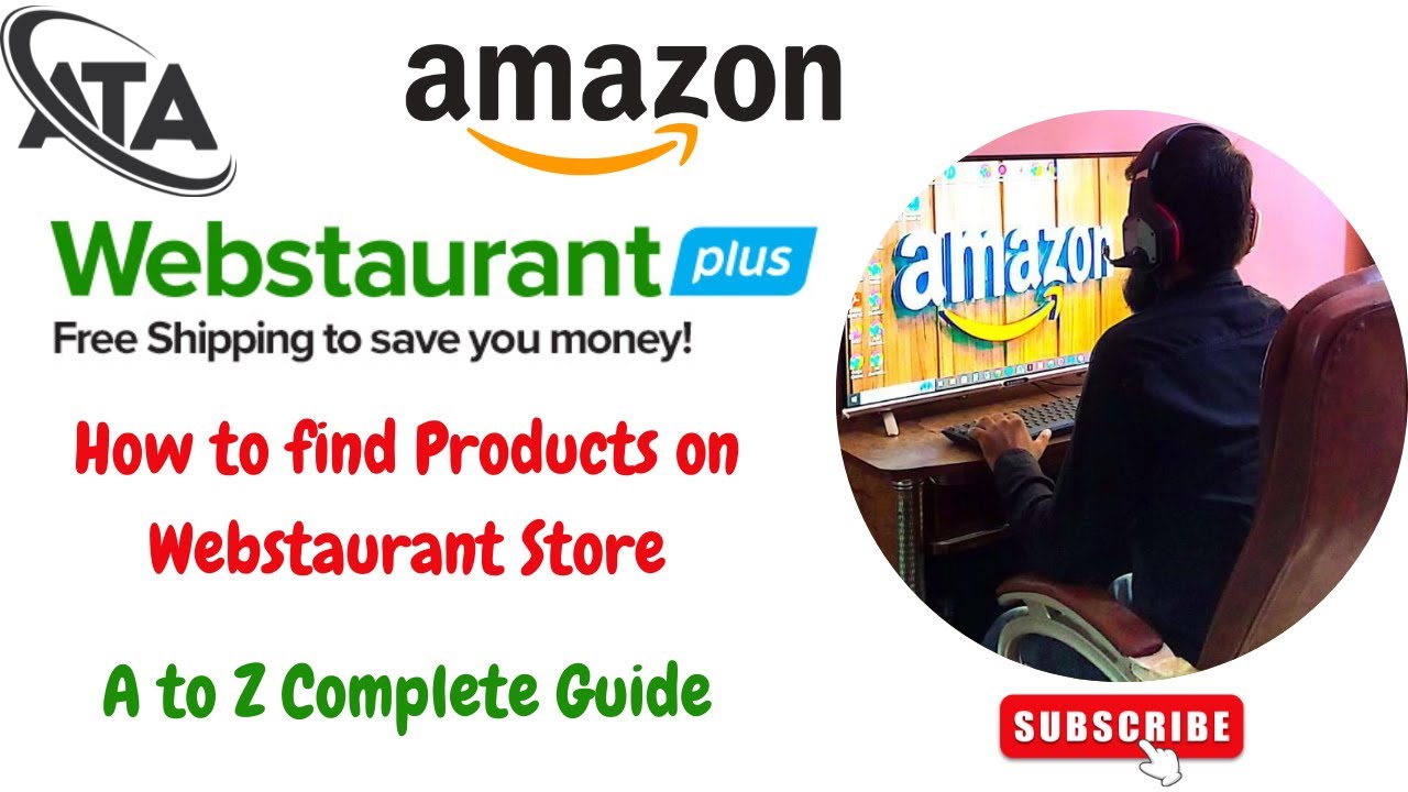 How to Find Products From Webstaurant Part-1 | Amazon Wholesale Product ...