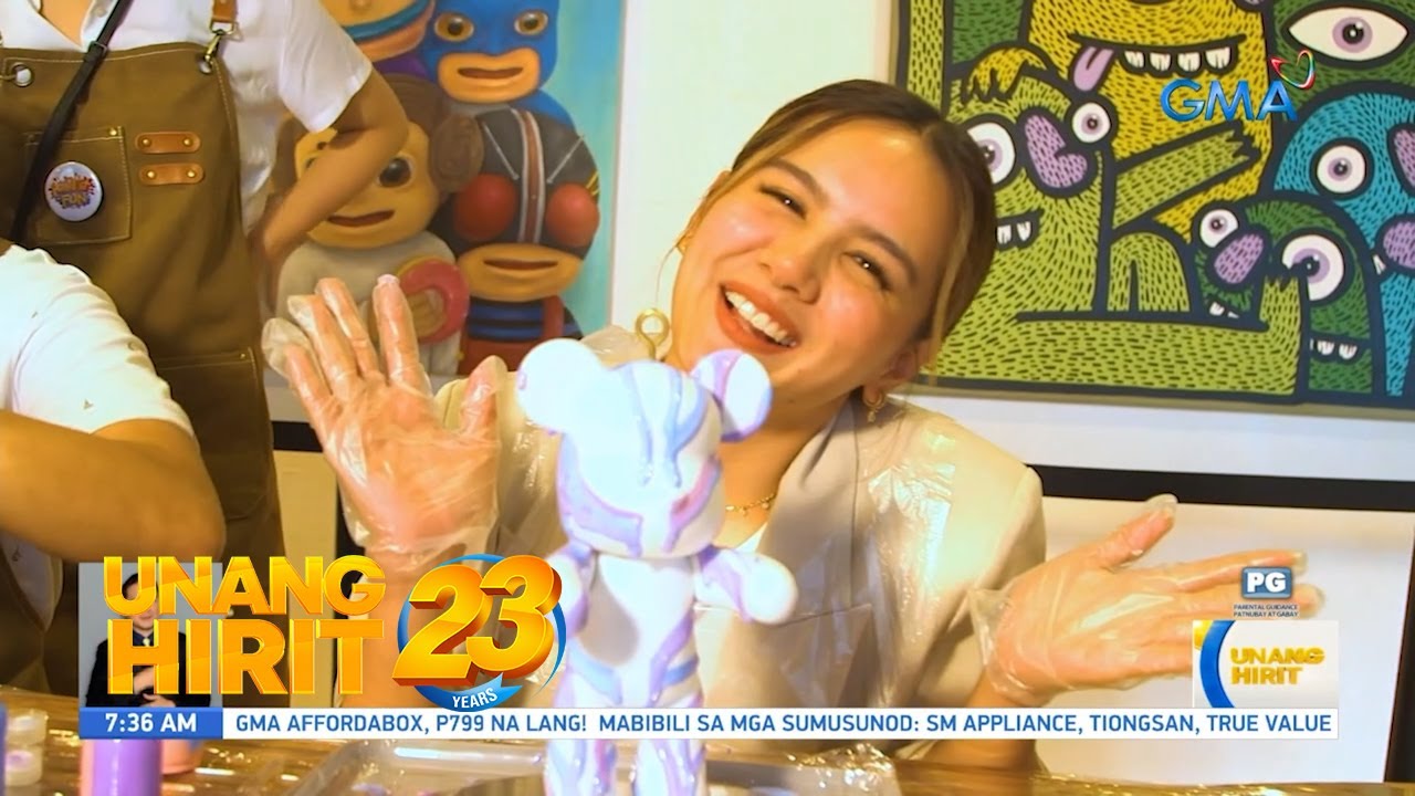 For Today’s Video- Drip Paint with UH Funliner Jenzel | Unang Hirit - YouTube