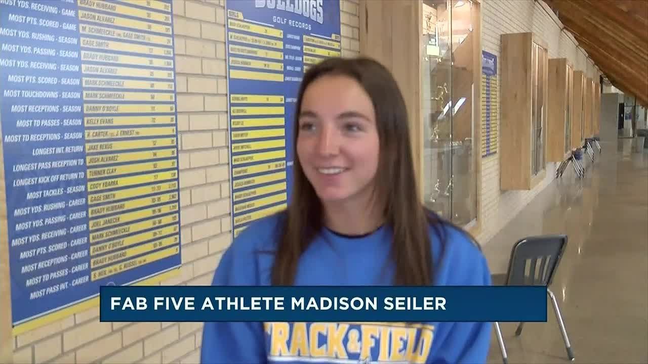 Fab Five Student Athlete Madison Seiler (Gering) - YouTube