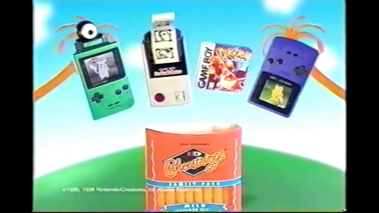 Cheestrings Pokemon Nintendo Commercial 1998 - YouTube