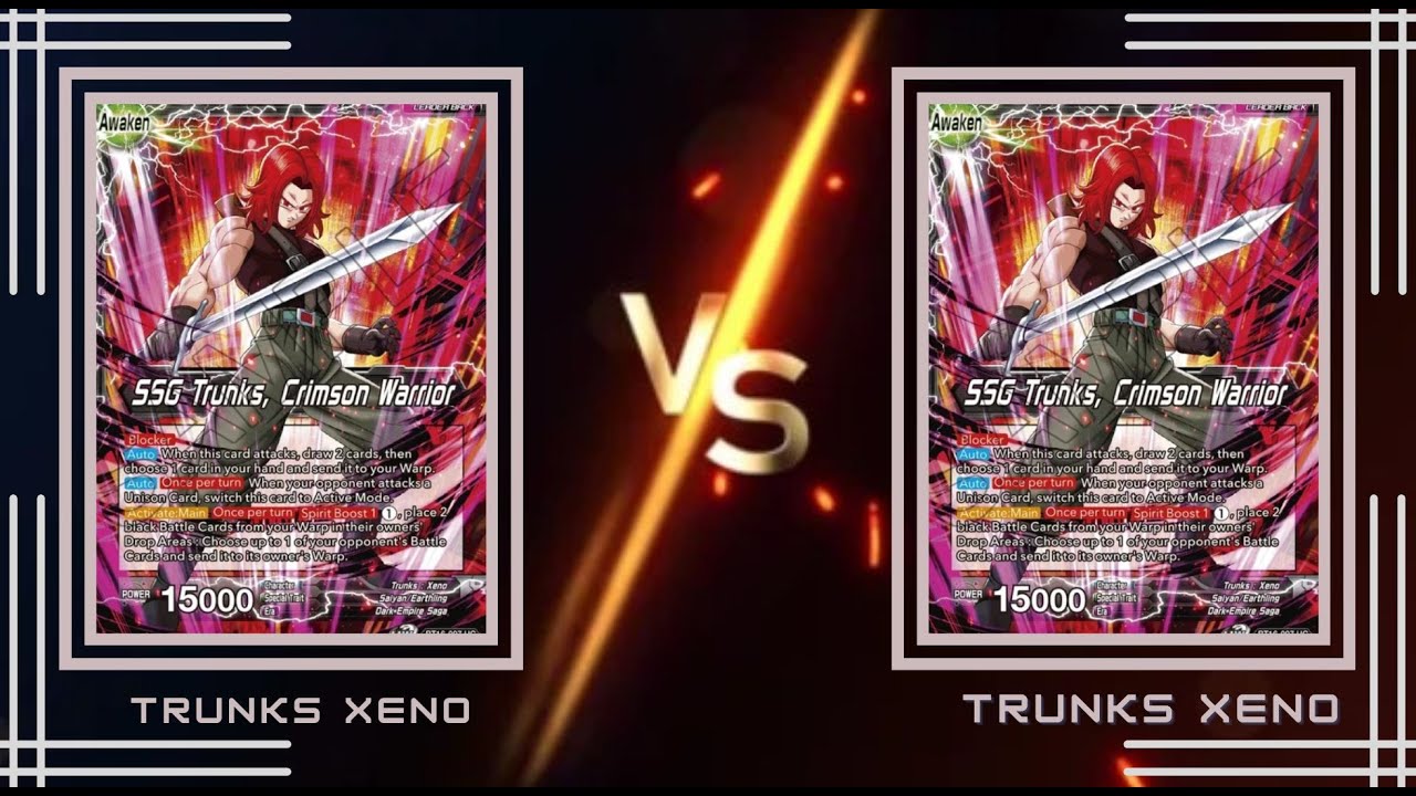 DBS Set 21 Weekly Locals - The Trunks Xeno Mirror Match : It had to ...