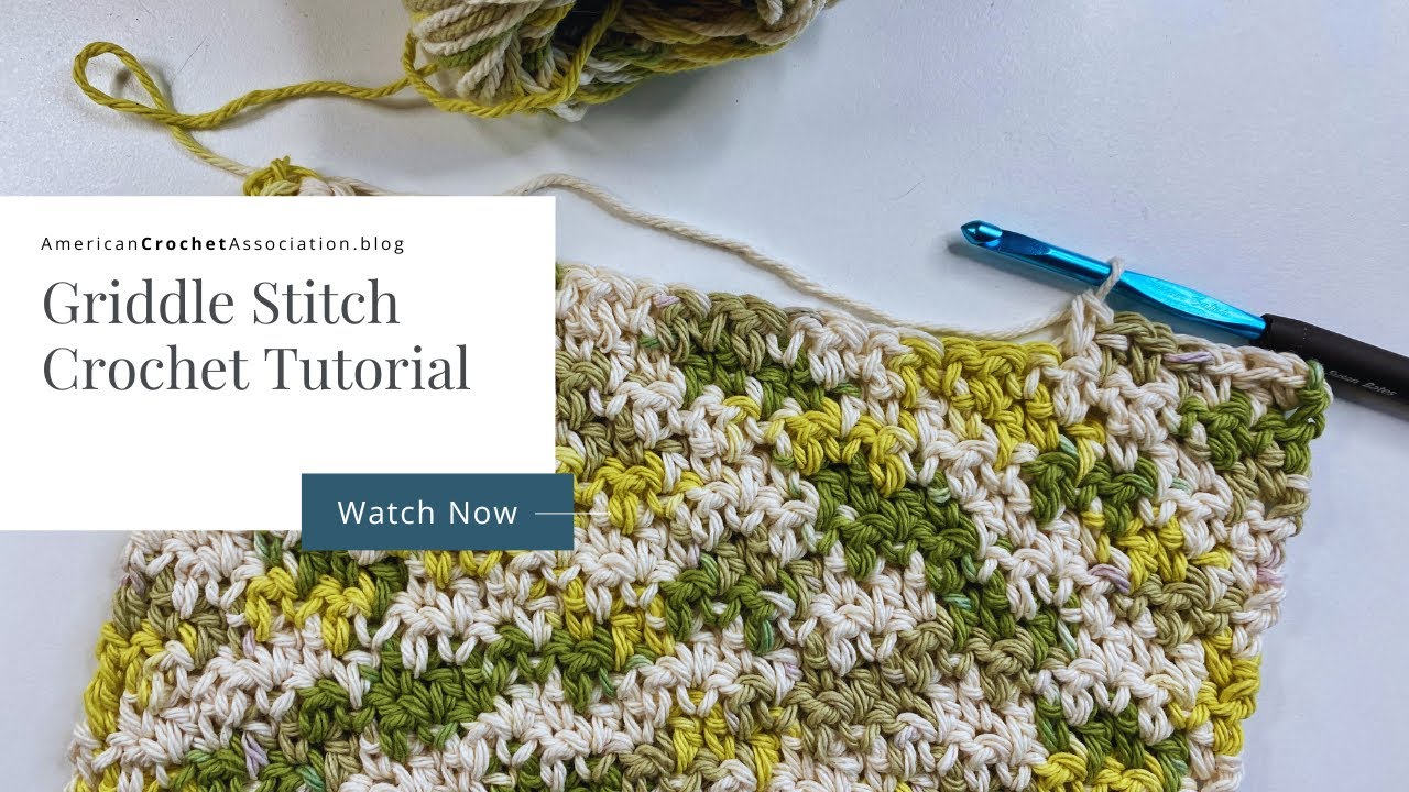 Griddle Stitch Crochet Tutorial - YouTube