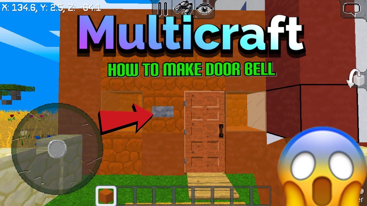How to make a door bell in MultiCraft [working door bell] in MultiCraft ...