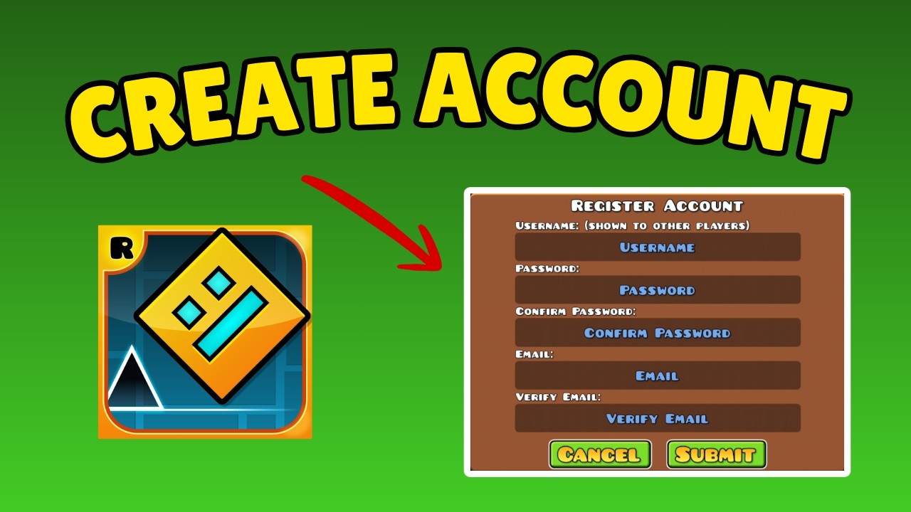 How to Create a Geometry Dash Account on Mobile (Android & iOS) - YouTube