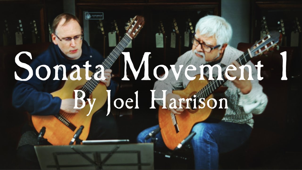 Sonata Movement 1 by Joel Harrison | Played by Dan Lippel & Fareed ...