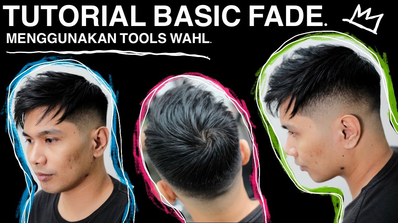 TUTORIAL POTONGAN FADE MENGGUNAKAN TOOLS WAHL - YouTube
