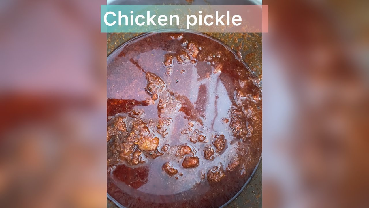 How to prepare chicken pickle at home | easy way | chicken pickle - YouTube