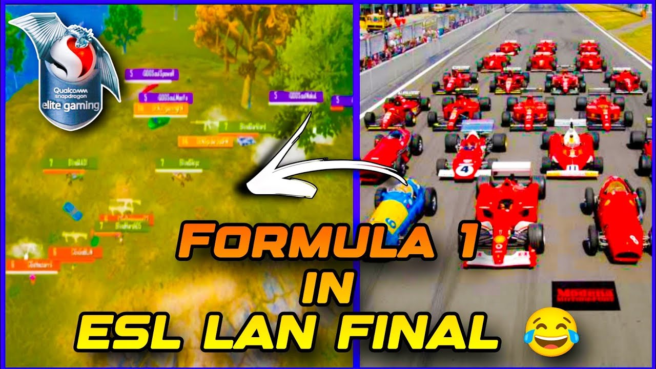 Formula 1 in BGMI 😂😘 / SNAPDRAGON PRO SERIES /ESL LAN /IQOO SOUL HOW ...
