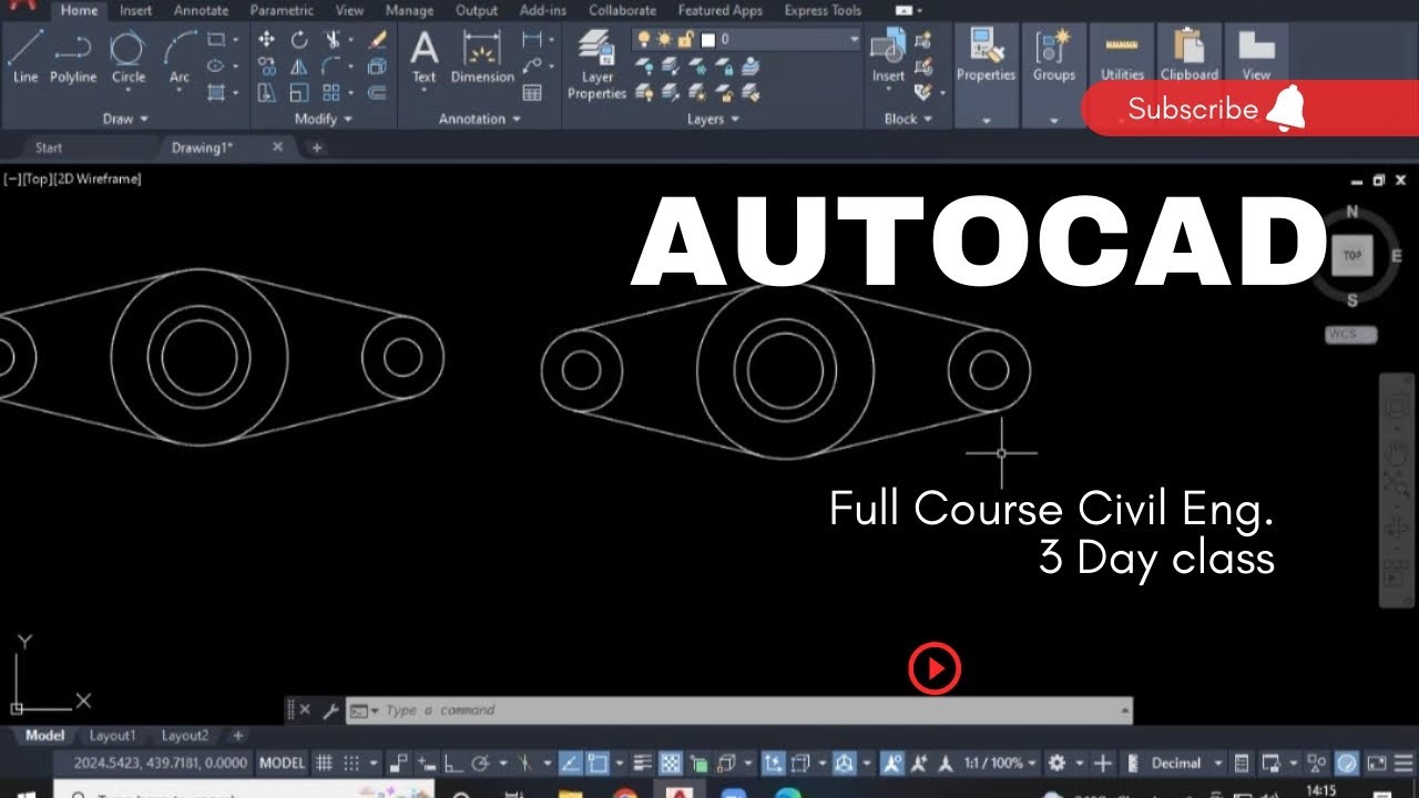 3 Day Class Autocad || AutoCad Civil Engineering || #engineering # ...
