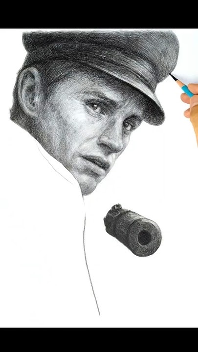 🎨 Drawing Eddie Redmayne Scene from The Outfit! | #shorts #art - YouTube