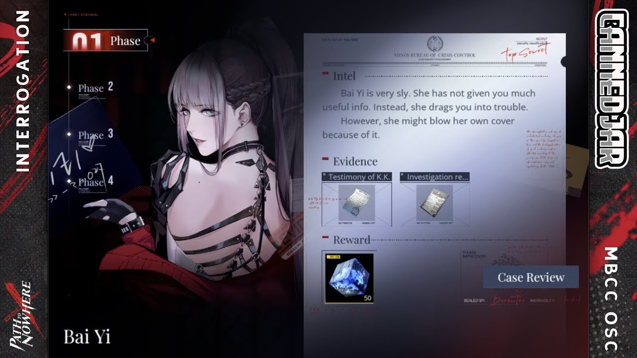 Bai Yi Sinner Interrogation Path To Nowhere Ptn Youtube 5025