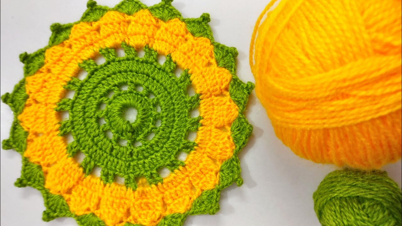 Crochet Mini Place Mat, Doily,Mug Mat, Cup Coaster, Pot Holder ,Very ...