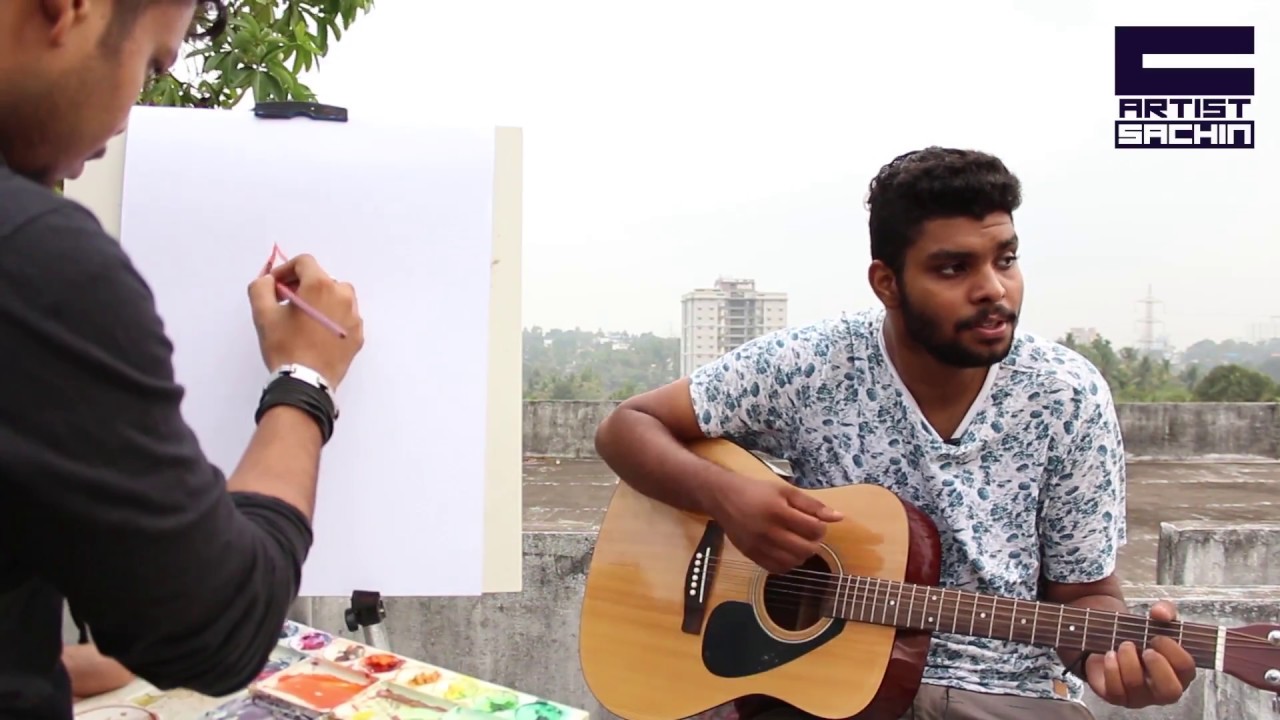Live Art & Music | Sachin M.S & Sachin Rajeev - YouTube