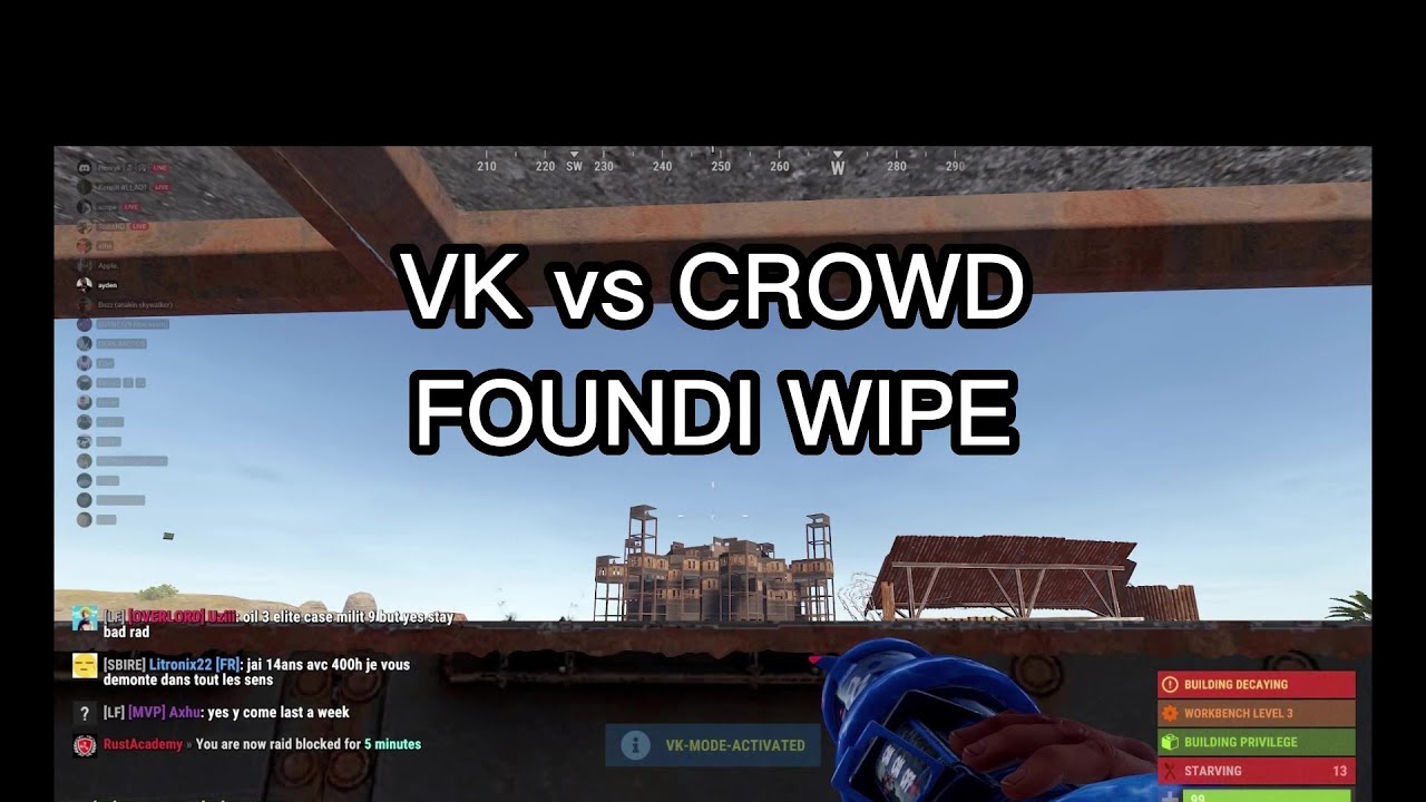 VK vs CROWD 1.5k Rocket Foundation Wipe RA 20v8 - YouTube