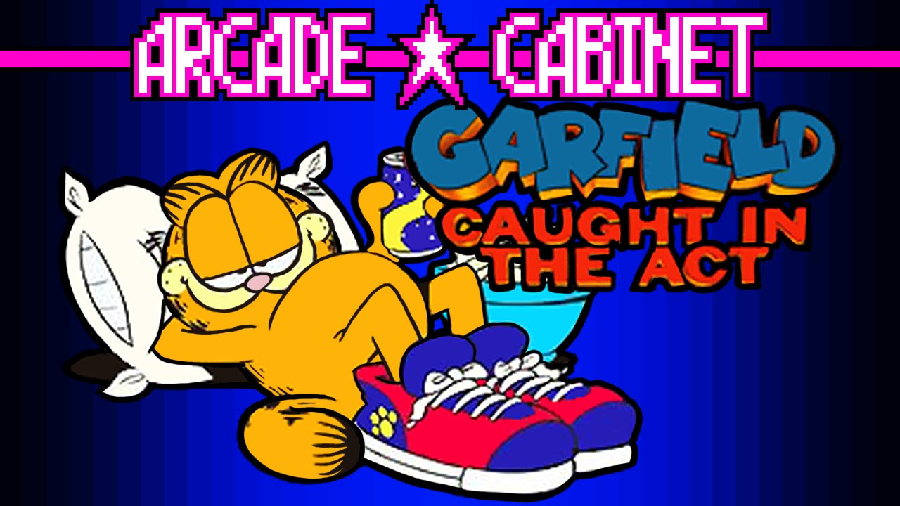 Arcade Cabinet - Garfield Caught in the Act - YouTube