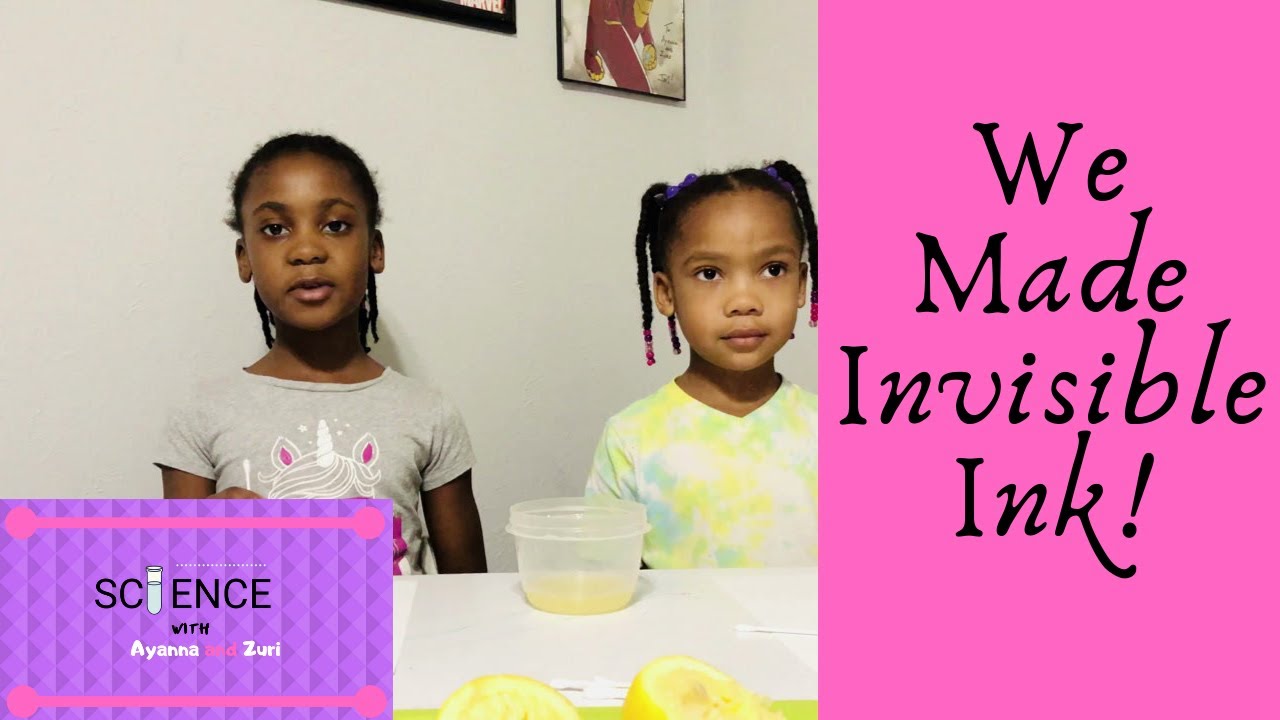 We Made Invisible Ink! - YouTube