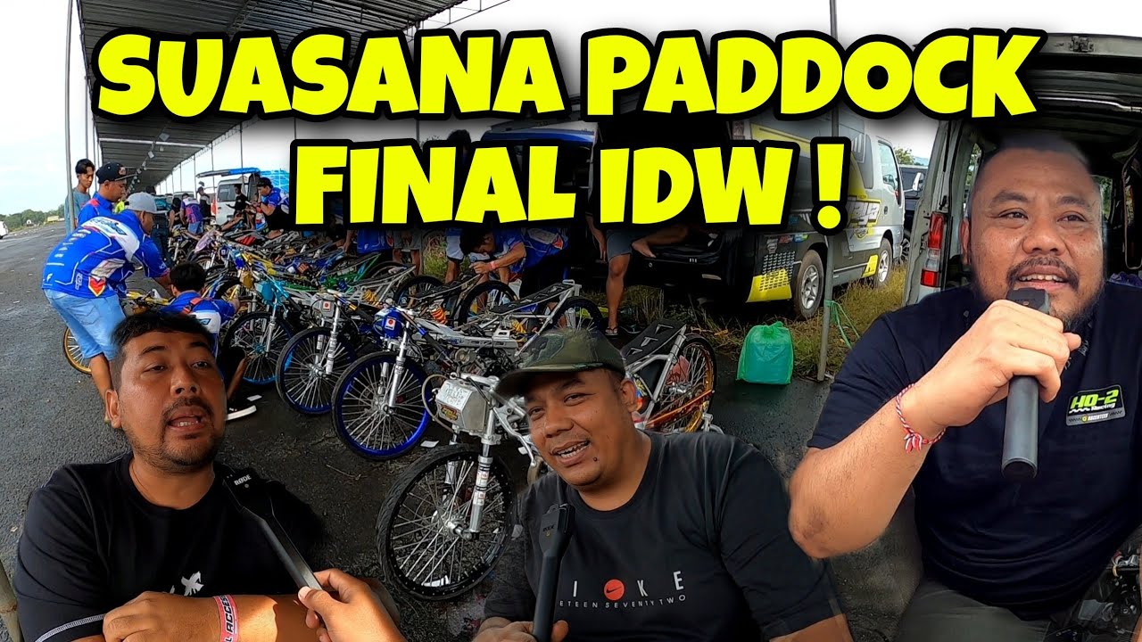 SUASANA PADDOCK FINAL IDW LANUD GADING WONOSARI - YouTube