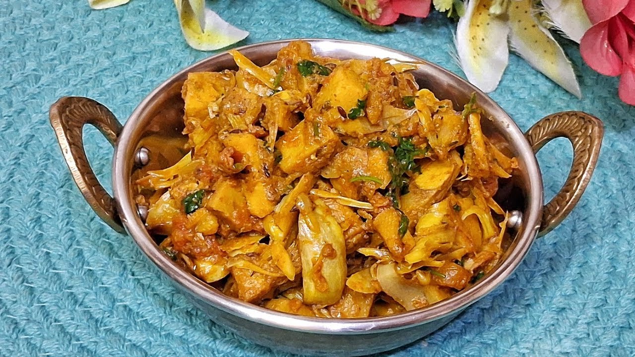 कटहल की सब्जी । Masaledar Kathal। Jacfruit Recipe । Dry Kathal Sabzi ...