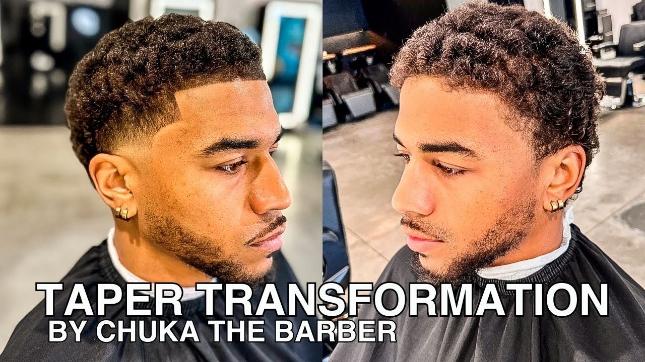 TAPER TRANSFORMATION BY CHUKA THE BARBER - YouTube