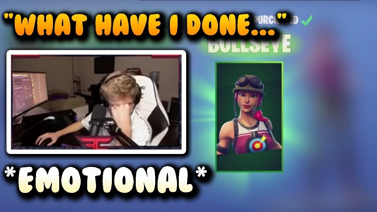 Tfue Finally BUYS the *NEW* BULLSEYE SKIN and Explains Why *EMOTIONAL ...