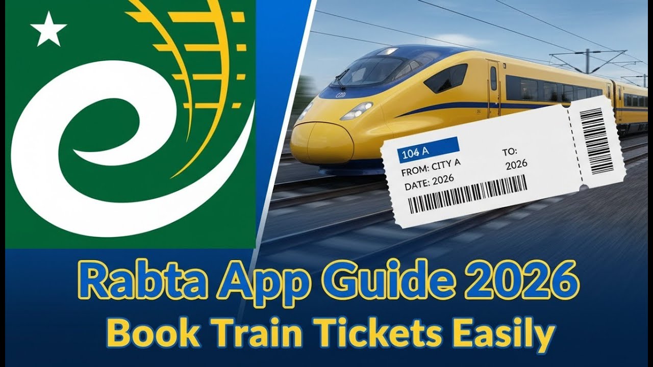 Pakistan Train Ticket Booking via Rabta App || Rabta App se Train ...