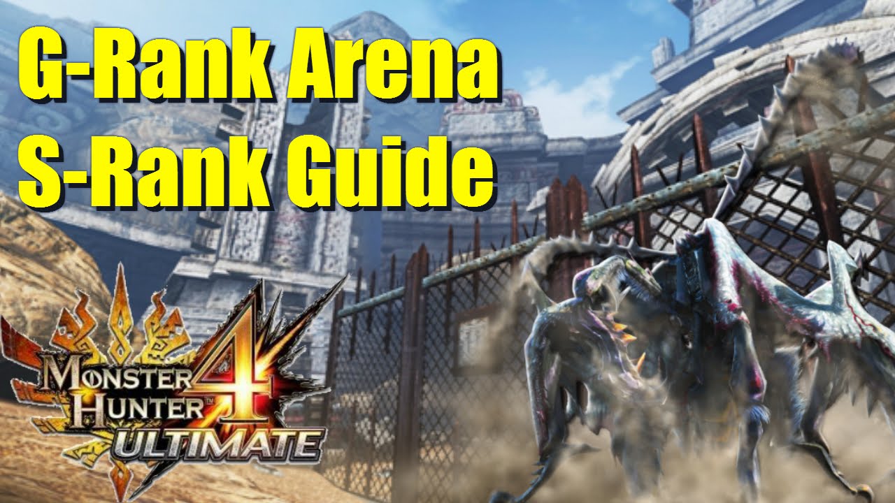 Monster Hunter 4U: G-Rank Arena S-Rank Strategy for Shrouded Nerscylla ...