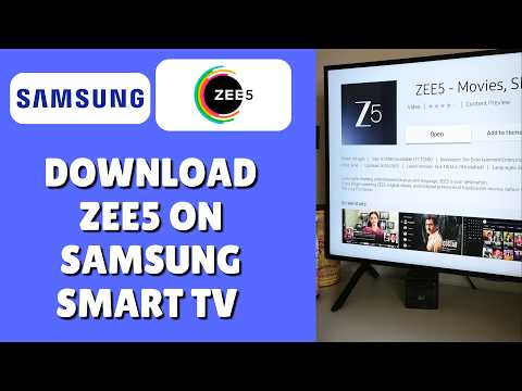 How To Download/Get  Zee5 On Samsung Smart TV ( Add/Watch Zee5 On Samsung Smart TV)