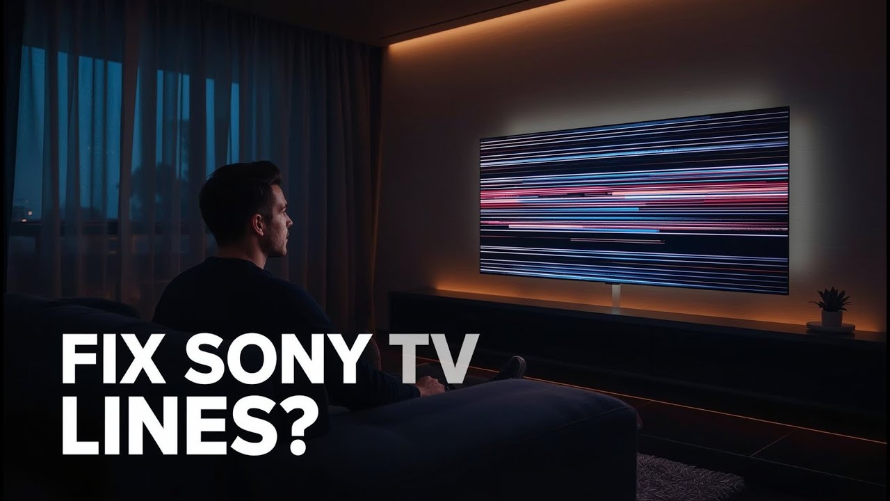 How to Fix Horizontal Lines on a Sony TV Screen - YouTube