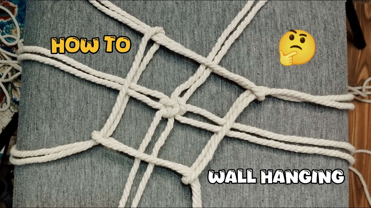 DIY | Macrame SKELETON Wall Hanging Tutorial - YouTube